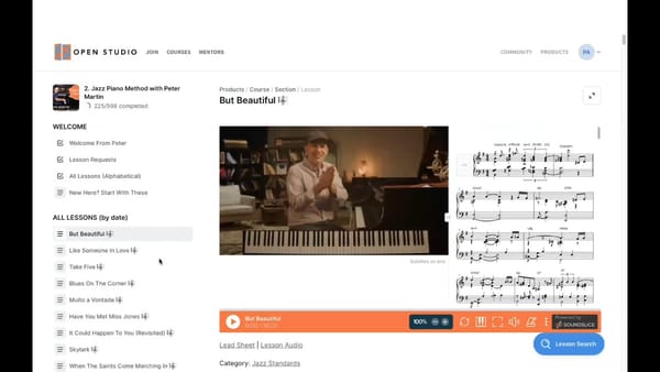 Open Studio Jazz Review: Learn Jazz Piano Online?