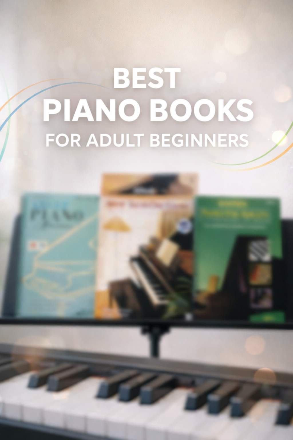 5 Piano Books That Actually Work for Adult Beginners